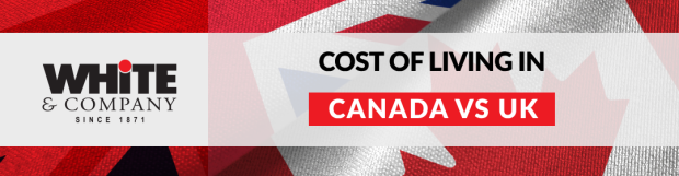 Cost of Living in Canada vs UK